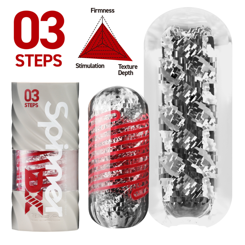 Tenga Spinner DX Male Masturbator | 03 Step Texture – Pleasure Chest