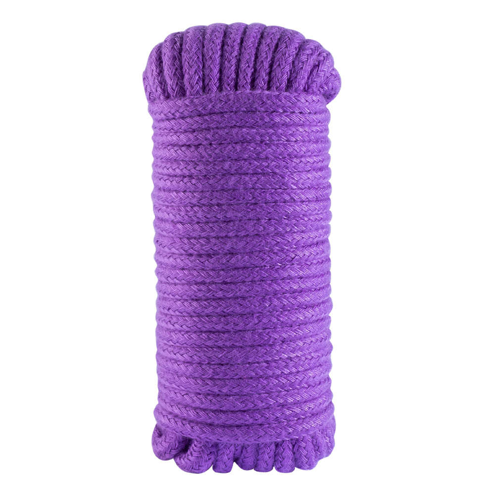 Excellent Power 10 Metre Cotton Rope | Purple | Bondage Rope – Pleasure ...