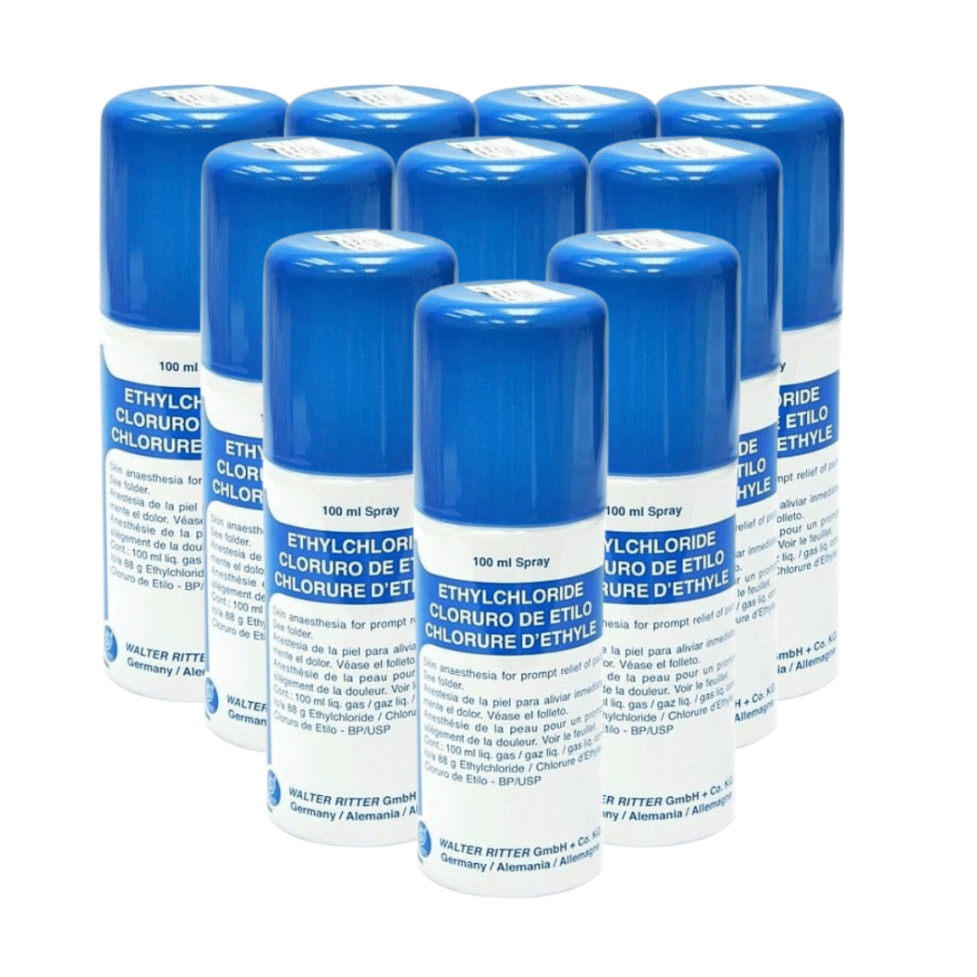 Ethyl Chloride Numbing Spray 100ml 10 Pack | Pleasure Chest