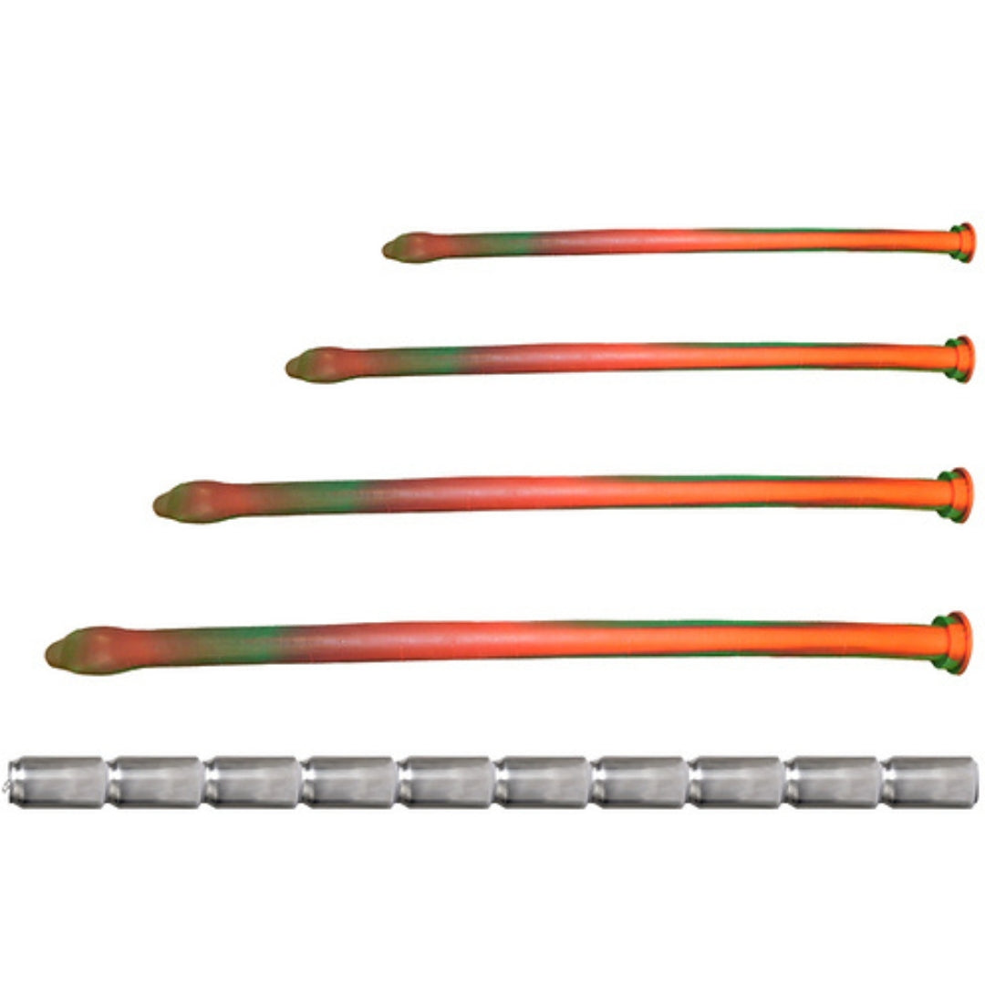 Platinum Liquid Silicone Colon Snake 35 Inch | Pink/Green – Pleasure Chest